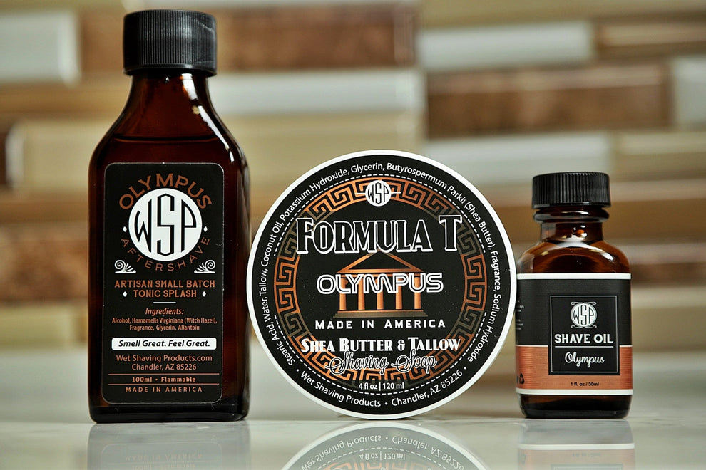 Olympus Formula T Shaving Soap | Tallow Shave Soap with Rich Cushion ...